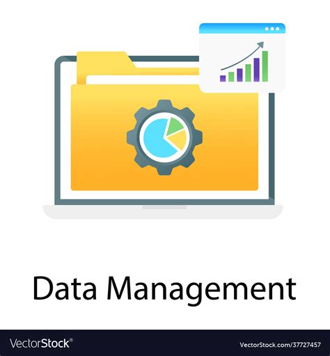 Data Management Royalty Free Vector Image Vectorstock