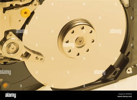 Hdd Open Hard Disk Drive The Concept Of Data Storage Stock Photo Alamy
