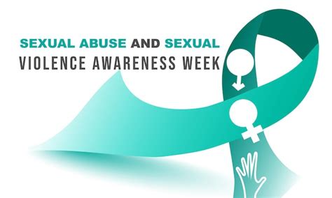 Sexual Abuse And Sexual Violence Awareness Week Background Banner Card