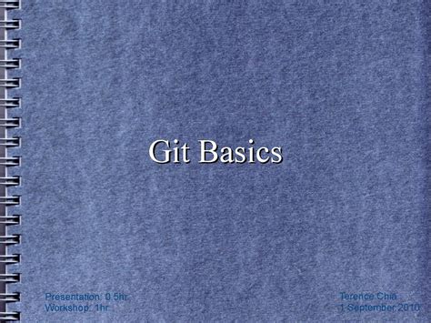 Git Basics Training Glitchdata
