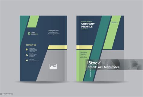 Desain Sampul Brosur Bisnis Atau Laporan Tahunan Dan Sampul Profil Perusahaan Atau Sampul Buklet