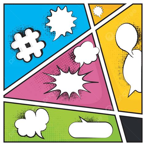 Comic Speech Bubbles Comic Bubble Balloon Comic Vector Comic Bubble Balloon Comic Png And