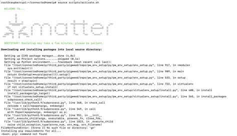 Source Scriptsactivatesh Filenotfounderror Errno 2 No Such File Or Directory Gn · Issue