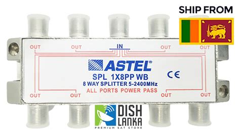 Wideband Splitters 8 Way 8 Port 1×8 Satellite Rf 5 2500 Mhz Darazlk