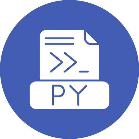 Python File Glyph Circle Background Icon 9046070 Vector Art At Vecteezy