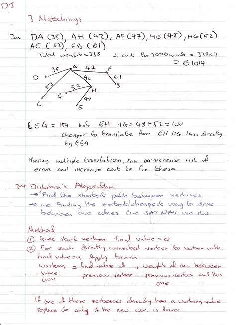 Decision Graphs Algorithms Dijkstra Alevelmathematicsnotes