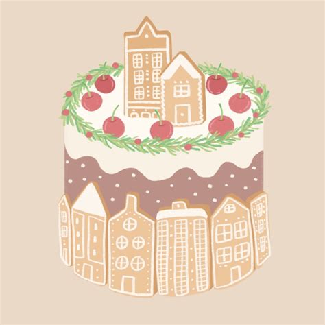 크리스마스 케이크를 준비하는 설렘