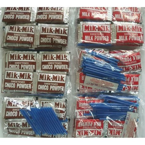 3 Packs Each Mikmik Choco And Mikmik Milk Shopee Philippines