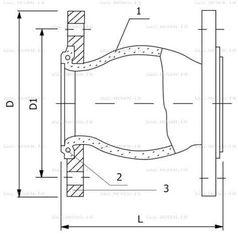 Компенсатор резиновый гибкая вставка фланцевый тип Rsv012n продажа в Москве и Екатеринбурге
