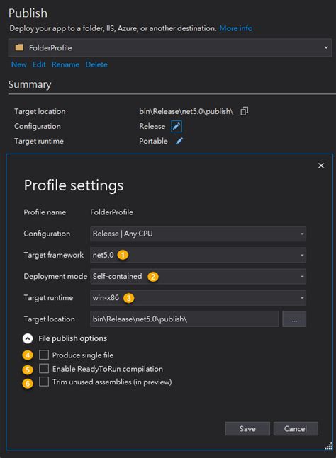 體驗 Net 5 單一檔案部署功能 黑暗執行緒