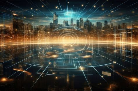 Tectnology Architecture Backgrounds Futuristic Premium Photo