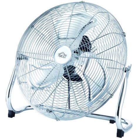 Ventilatore Industriale Da Pavimento Dcg Eltronic Cromo 45 Cm 130 W