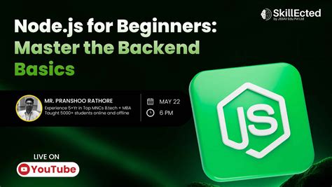 Nodejs For Beginners Master The Backend Basics