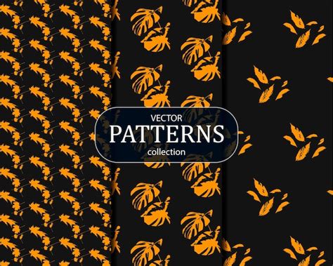 Premium Vector Collection Of Seamless Ornamental Vector Patterns