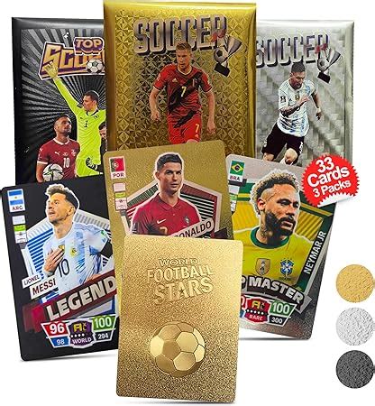 Soccer Trading Cards 2024 25 3 Packs 33 Collectible
