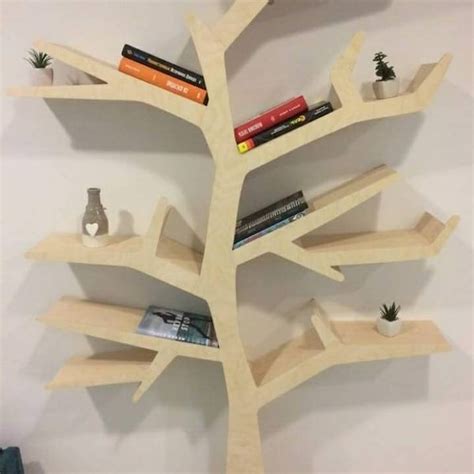 Wall Tree Bookshelf Etsy