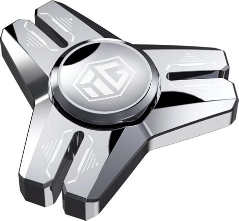 InnÔplus Fidget Spinner 堅固的不鏽鋼結構金屬指尖陀螺 指尖旋轉器 提供平滑且長時間的旋轉時間 緩解壓力 增強專注力 減輕焦慮 玩具和遊戲