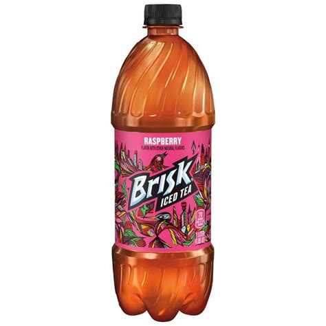 Brisk Raspberry Iced Tea Bold Refreshing Flavor In A 1l Bottle