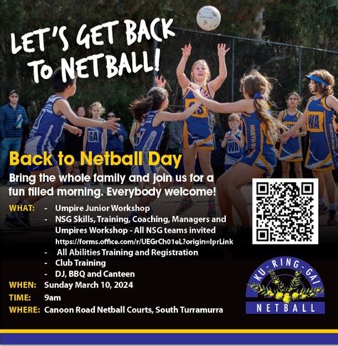 Kna Welcome To Netball Day Lindfield Netball