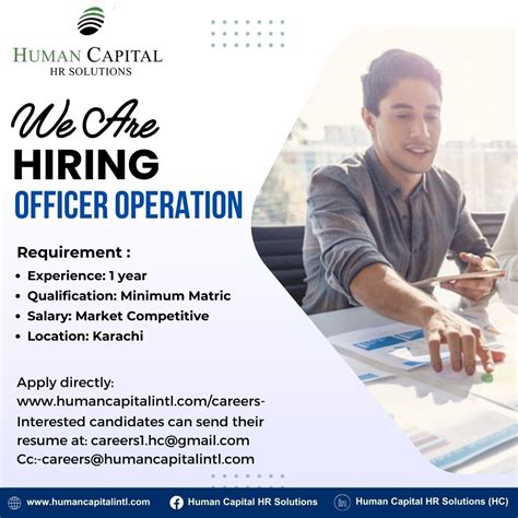 Rajesh Kumar On Linkedin Hiring Operation Officer Karachi Career Oppertunities Jobposting