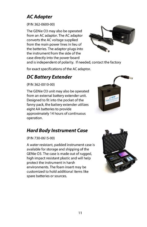 GENie O Instruction Manual