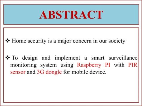 Smart Surveillance Monitoring System Using Raspberry Pi And Pptx