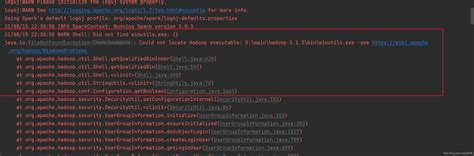 Windows运行saprk程序：did Not Find Winutilsexe、could Not Locate Hadoop Executable Csdn博客