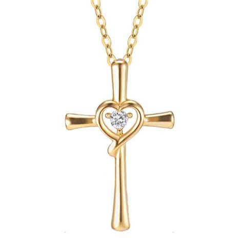 골드앤 14k 하트 십자가 목걸이 에누리 가격비교