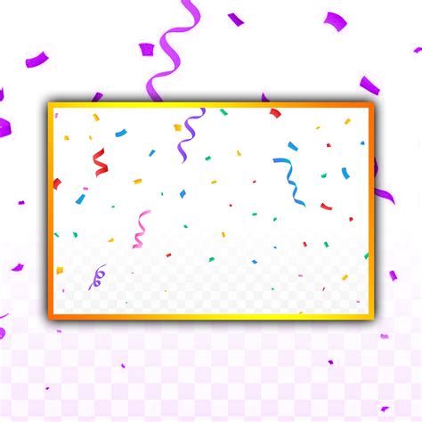 Birthday Confetti Border