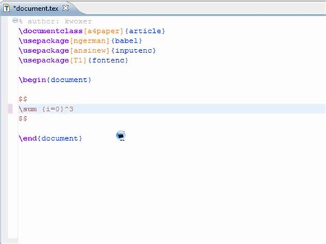 Summenzeichen LaTeX YouTube