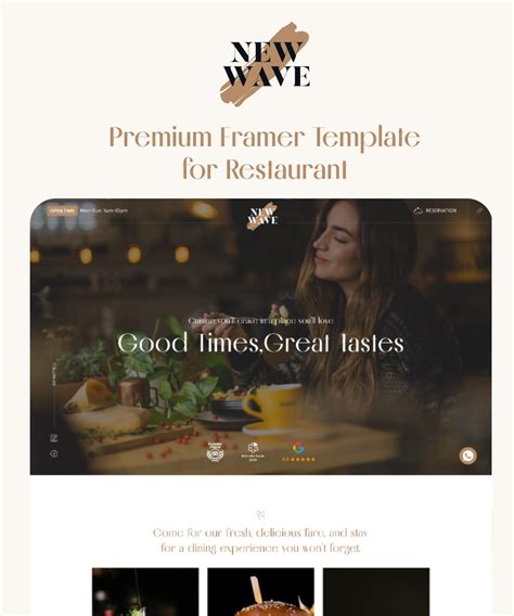 Horizontal — Portfolio Template Framer Template