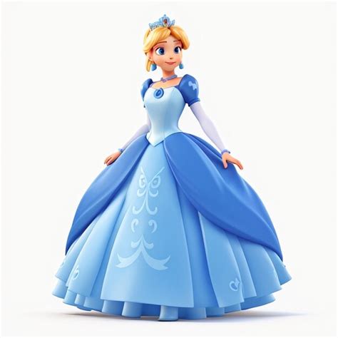 Princess Cartoon Premium Ai Generated Image