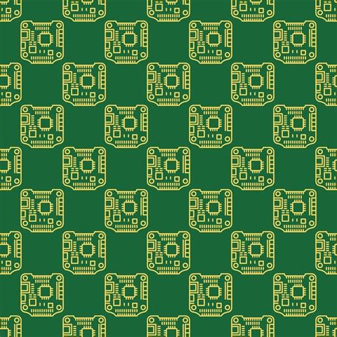 Premium Vector Fpv Drone Flight Controller Vector Concept Outline Seamless Pattern