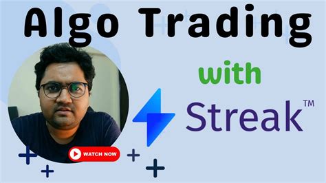 Zero Code Algo Trading With Zerodha Streak A Complete Tutorial Youtube