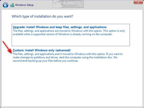 How To Clean Install Windows MajorGeeks