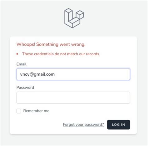 Php Laravel Login Authentication To Allow User Via Auth Routes Phppot