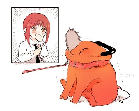 Makima And Pochita Chainsaw Man Drawn By Watameamai Danbooru