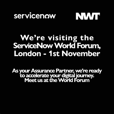Newworldtech Nwt On Linkedin Nwt Nwtnow Assurance Servicenow Worldforum Techinnovation…