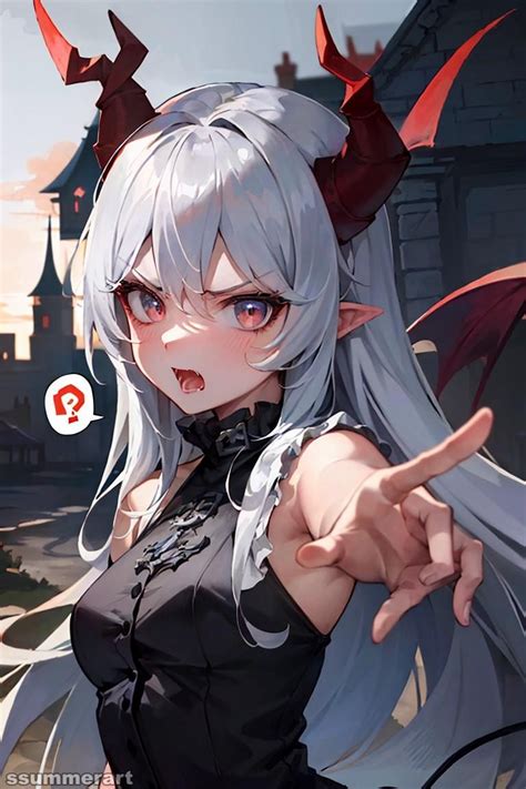 下集ai繪預告 【當你女友是小可愛惡魔】 Mariodxex的創作 巴哈姆特