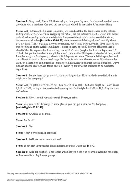 Gotranscript Test Now Pdf Pdf