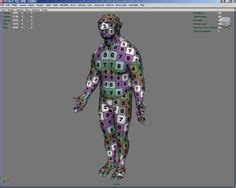 Another View Of A UV Layout With Fairly Even Distribution And Some Minor Distortions