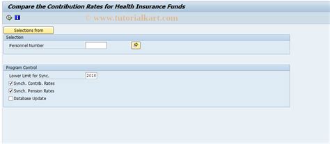 Pc00m01usvcd0 Sap Tcode Comparison Of Contribution Rates