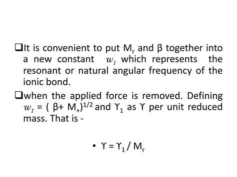 Ionic Polarization And Dielectric Resonance By Tahmid Rongon Electrical Properties Of Matarials