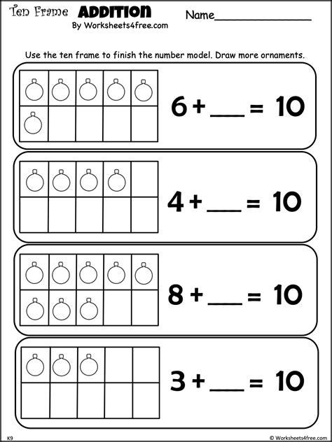 Adding With Ten Frames