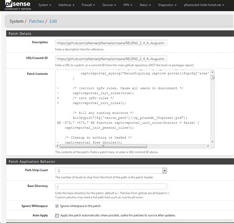 Captive Portal Bug Netgate Forum