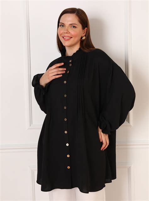 Black Plus Size Tunic