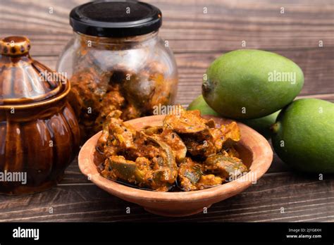 Mango Pickle Also Called Aam Ka Achar Sookha Kairi Chatpata Loncha Is