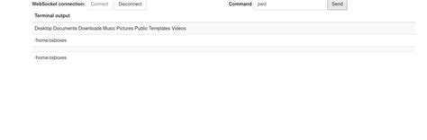 Java Implementing Ssh Shell Terminal In Webapp Using Jsch Stack