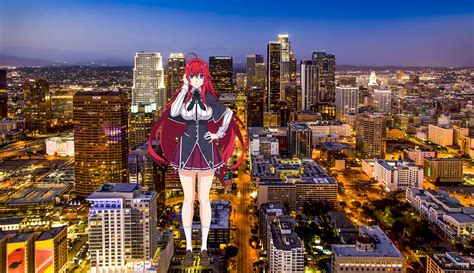 Giantess Rias Attacks Los Angeles 7 By Phantommanofdarkness On Deviantart