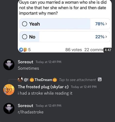 Found This On Discord R Ihadastroke